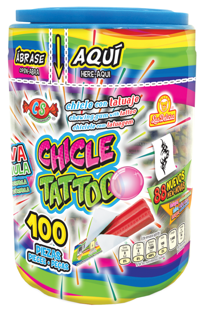 Chicle Tattoo – Wishimpex S.A.